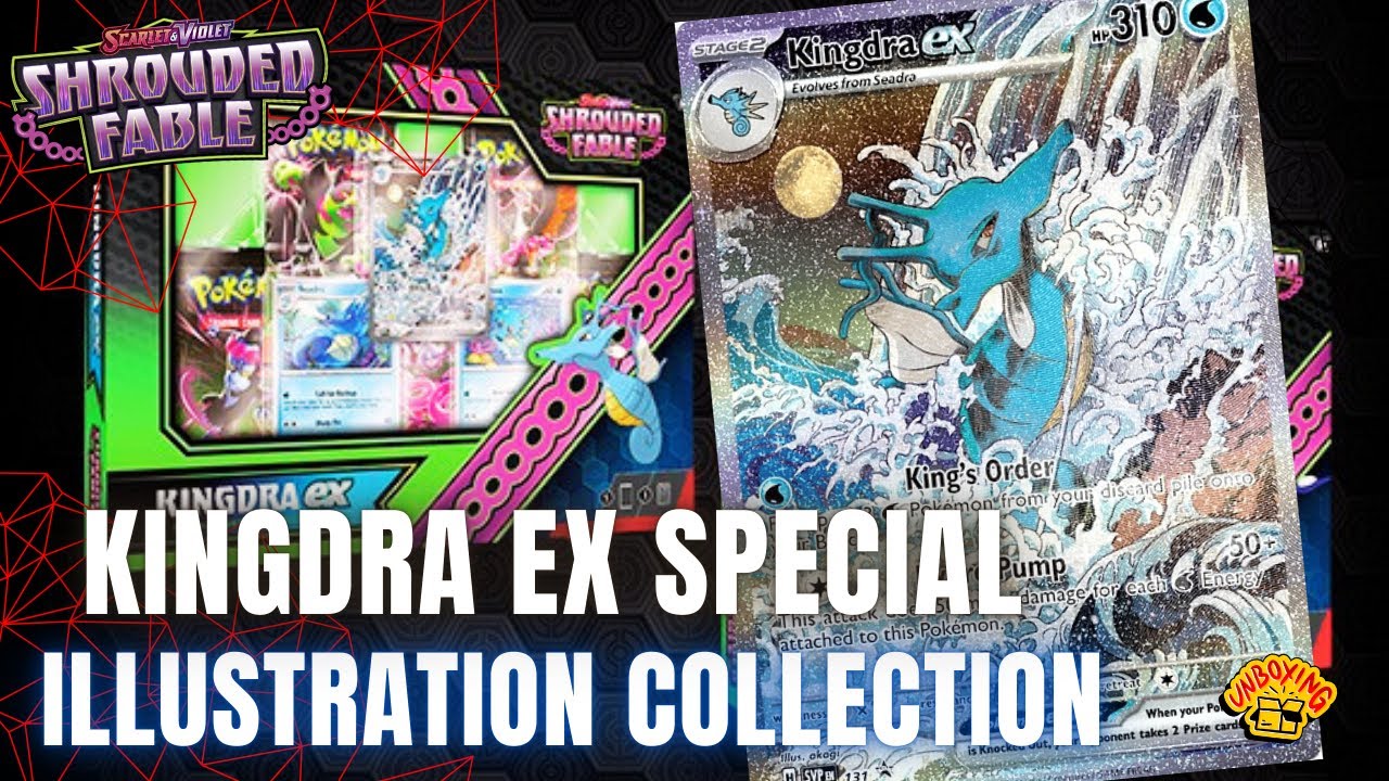 Pokémon TCG: Kingdra EX Especial Illustration Collection del set de ...