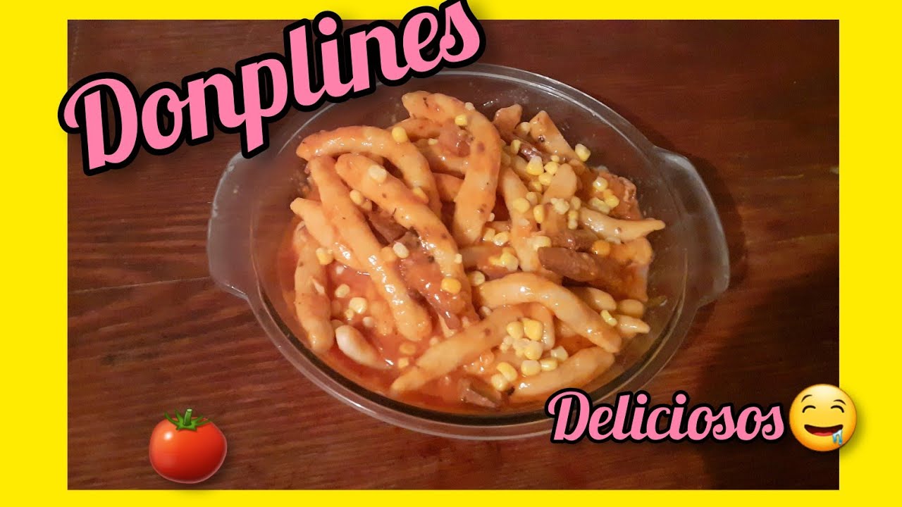 Como hacer unos rico domplines - YouTube