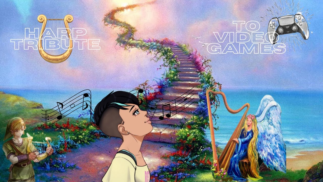 Harp Tribute - to Video Games - YouTube