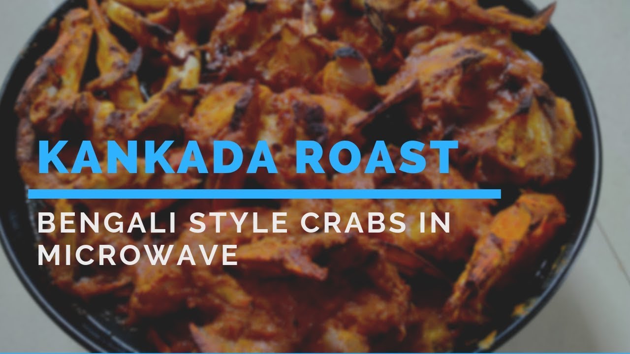 Kankada Recipe- Microwave Crab Roast - YouTube