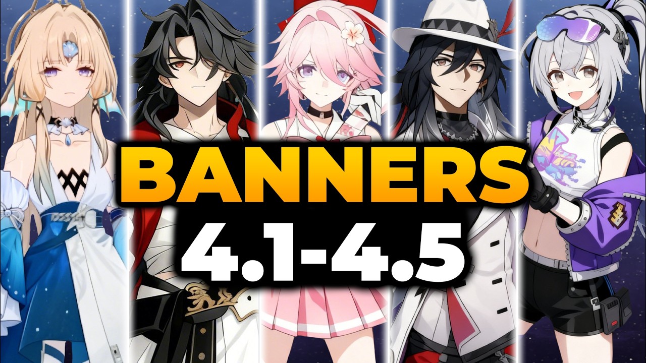 HSR 4.1 - 4.5 ALL NEW BANNERS ROADMAP + RERUNS | Honkai Star Rail ...