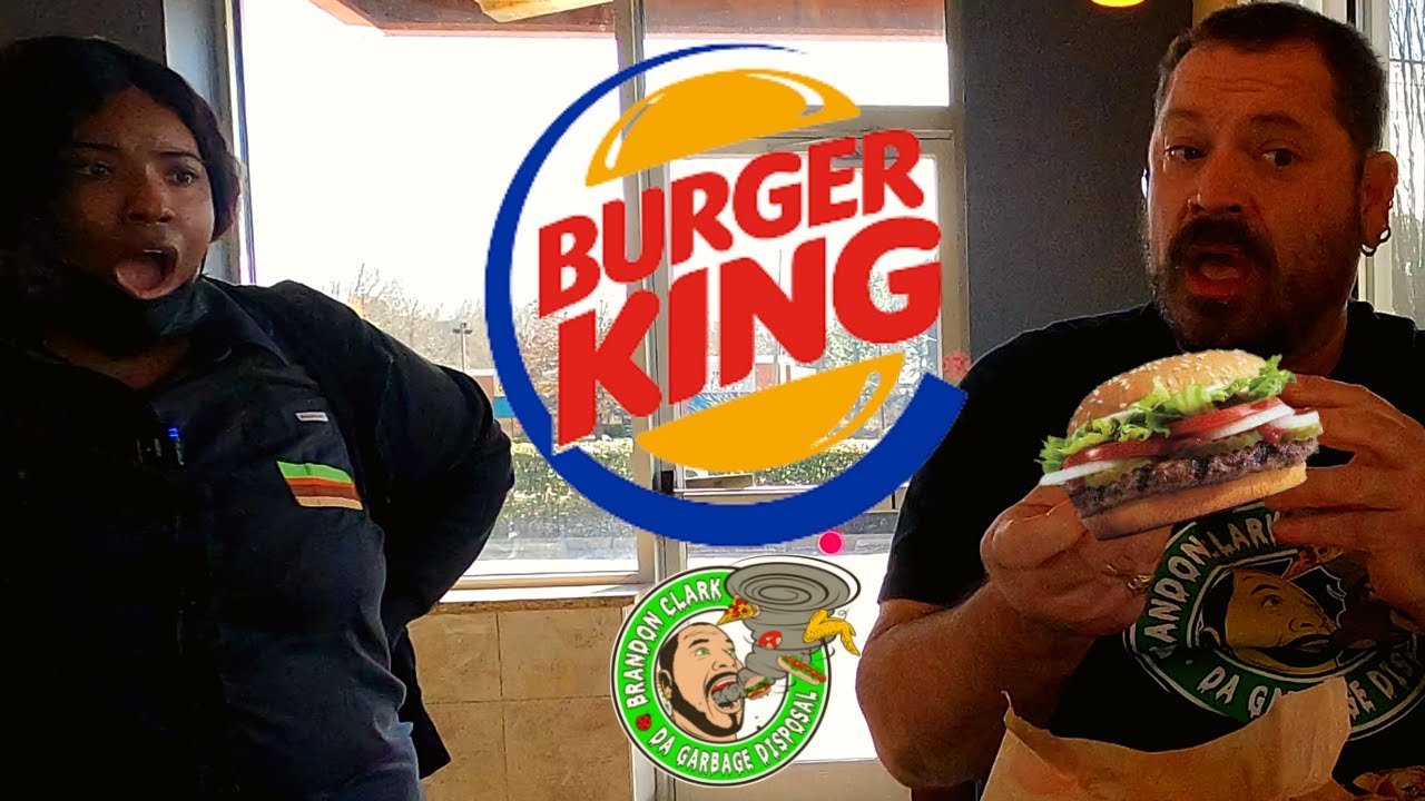Burger King Whopper Challenge with Employee Princess plus dessert - YouTube