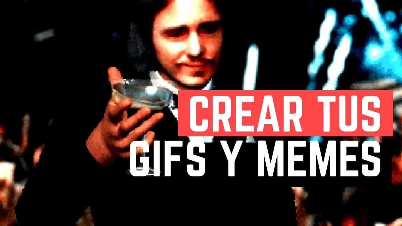 Crear tu propio gif o meme - YouTube