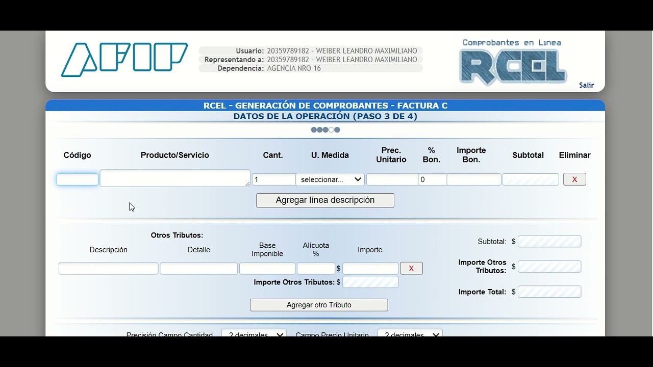 Como Emitir Comprobante Electrónico- Factura Electrónica AFIP - YouTube