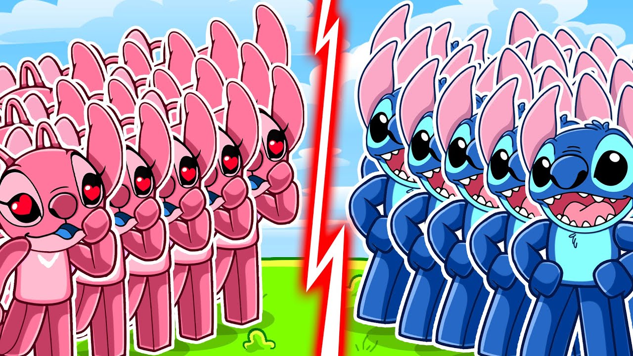 1000 ANGELS vs 1000 STITCHES?! - YouTube