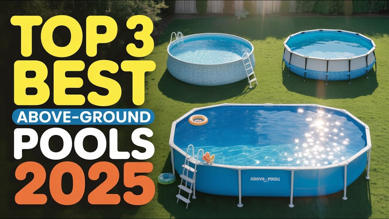 Top 3 Above Ground Pools Under Budget | Best for Home & Garden - YouTube