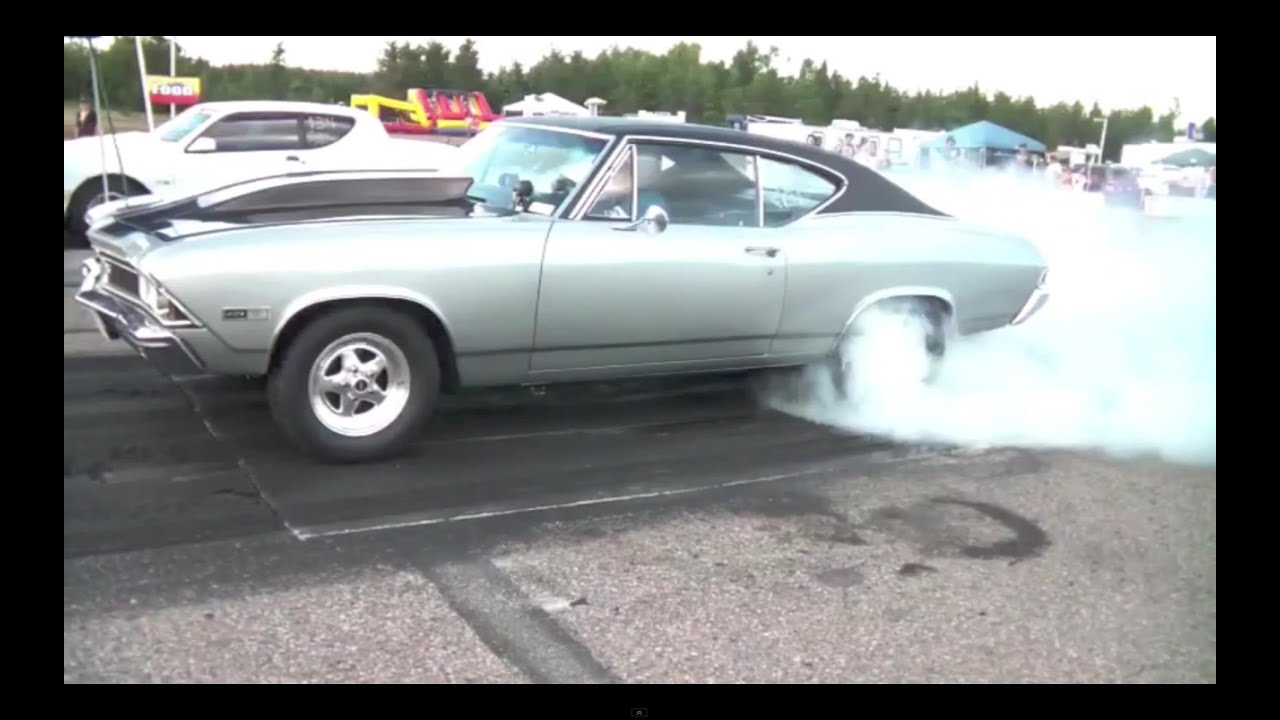 Big Block 4 Speed Chevelle Drag Racing Video - YouTube