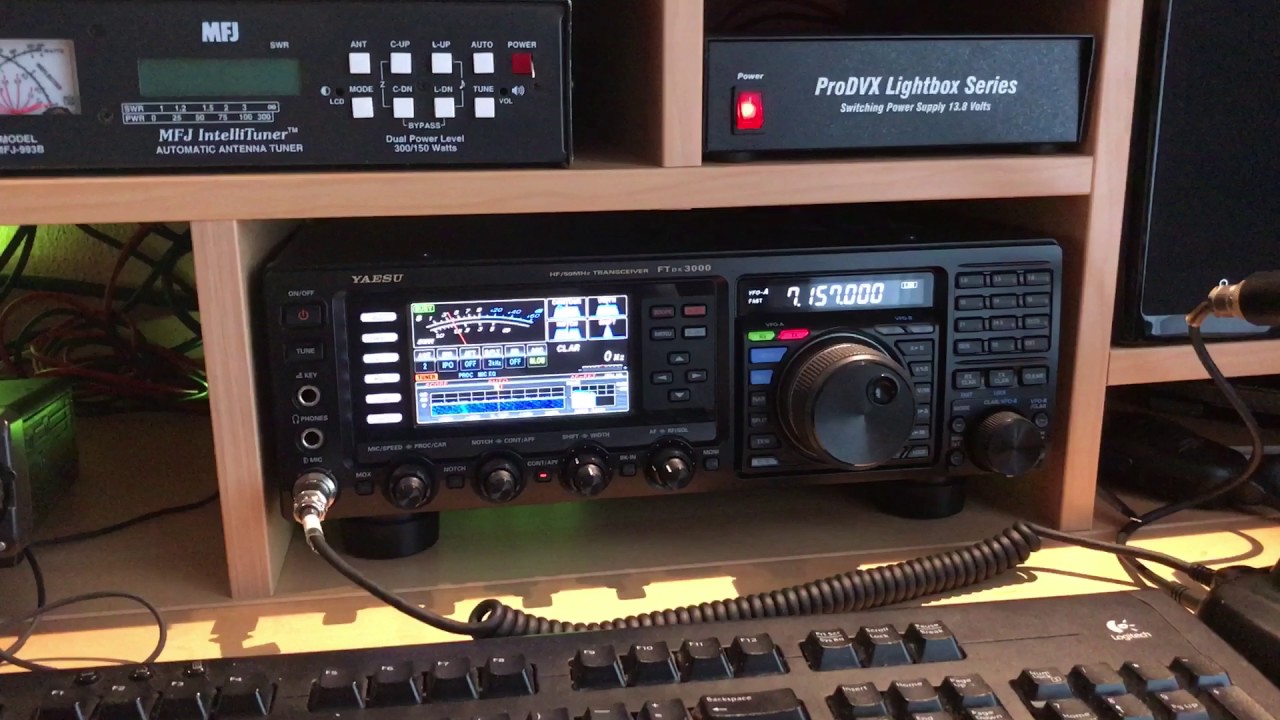 Ham station pd5s New Yaesu ftdx 3000 - YouTube