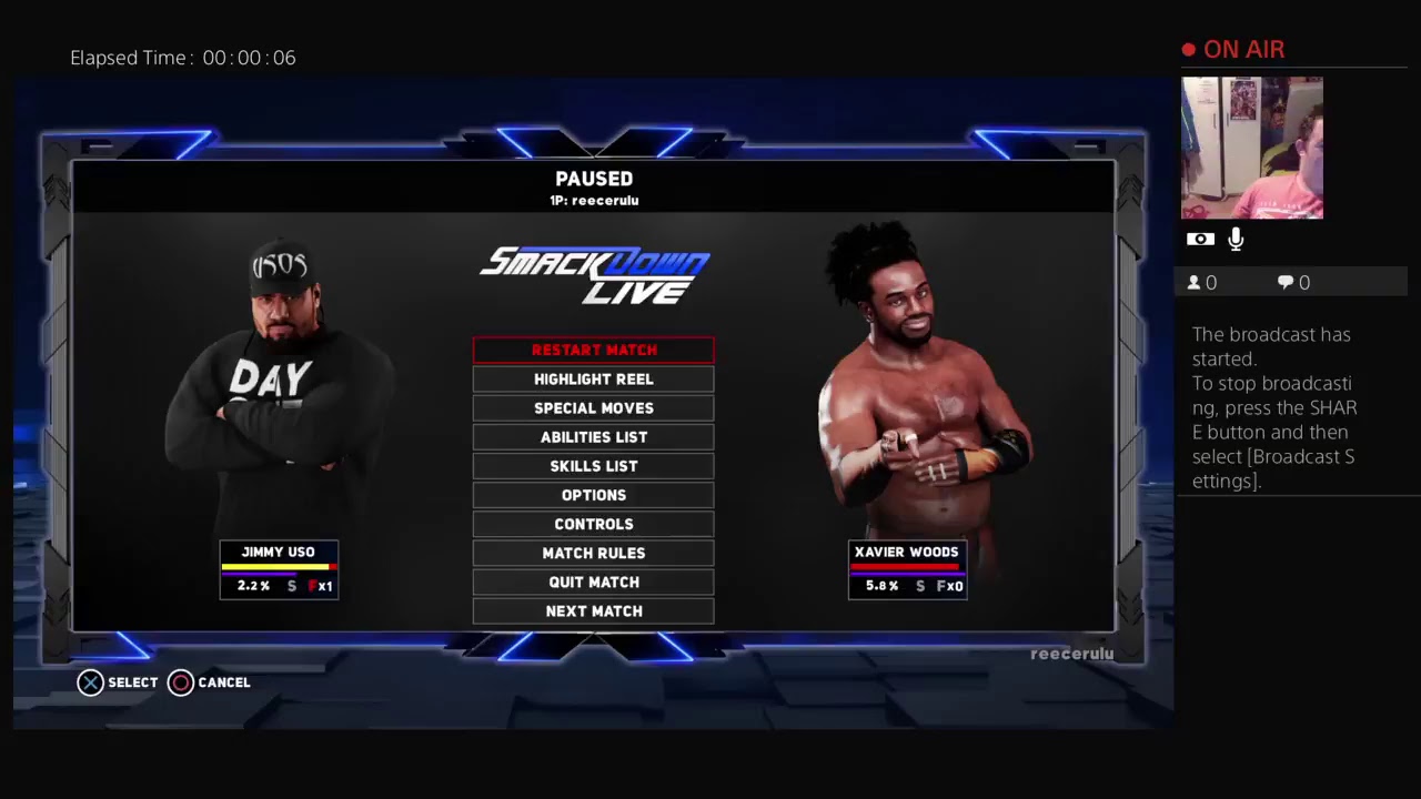 WWE 2K18 my player vs player - YouTube