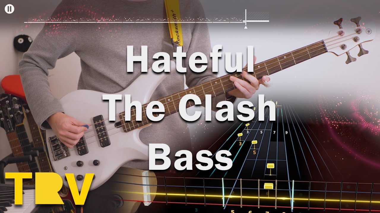 Hateful - The Clash Bass Cover | Rocksmith+ - YouTube