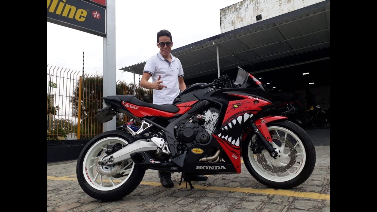 PRIMEIRA VEZ EM UMA HONDA CBR650F ( SHARK EDITION ) - PRIMEIRAS ...