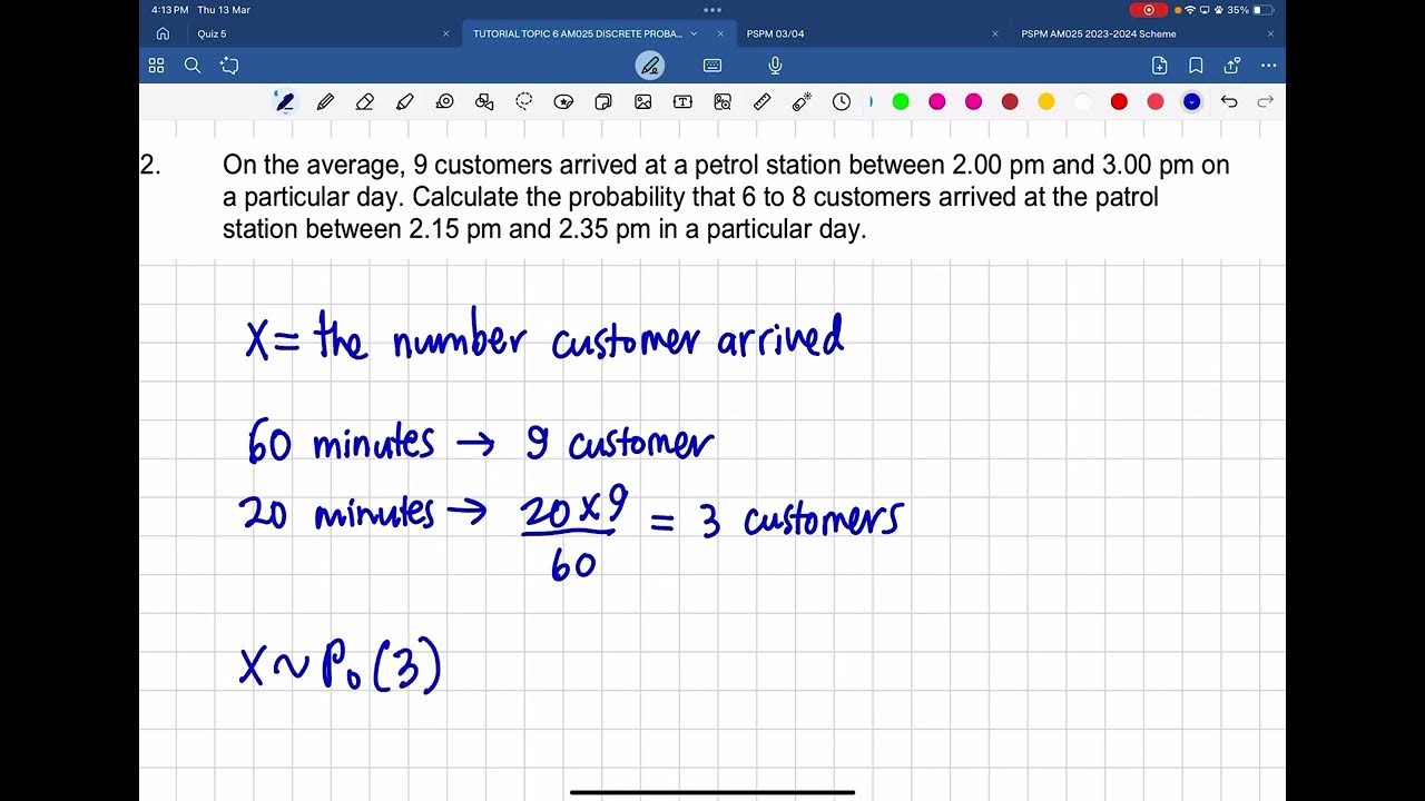#Poisson Distribution | Tutorial 7 | Question 2 - YouTube