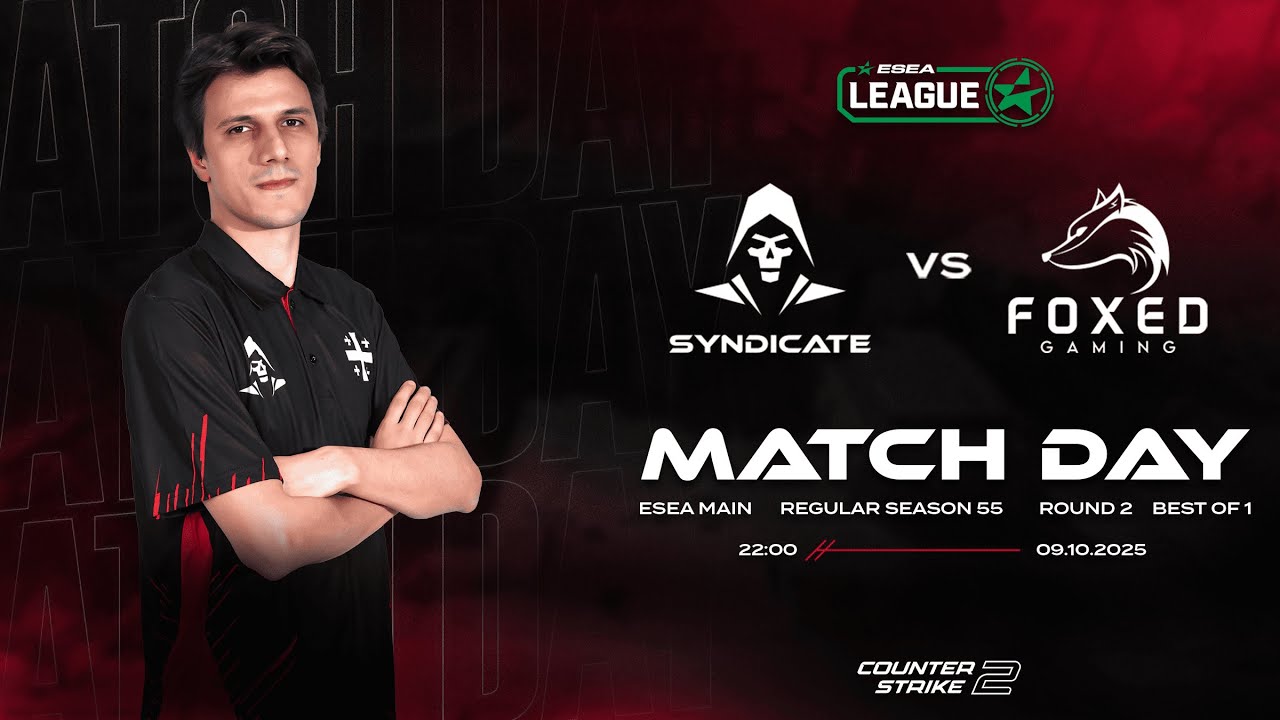 ESEA MAIN SEASON 55 - ROUND 2 - Syndicate vs Foxed Gaming - YouTube