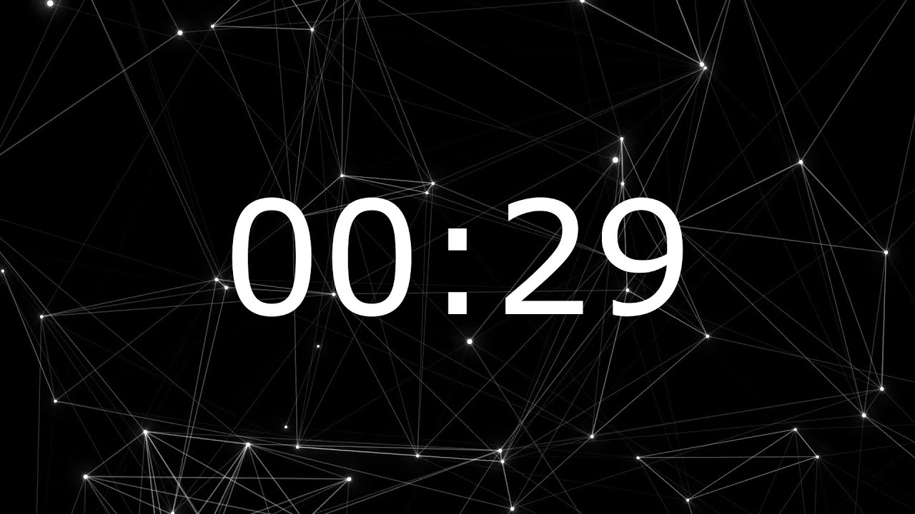 29 SECOND TIMER + ALARM - YouTube