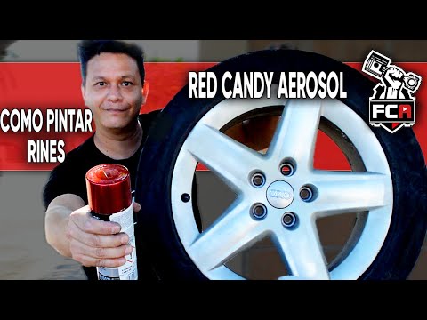 COMO PINTAR RINES ROJO CANDY CON AEROSOL - YouTube