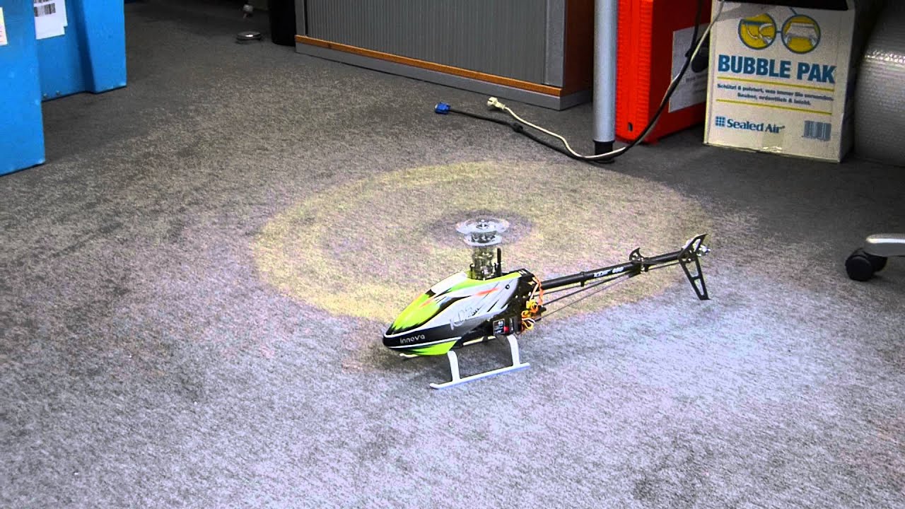 First Test KDS INNOVA 450 SD Helicopter (ground only) - YouTube