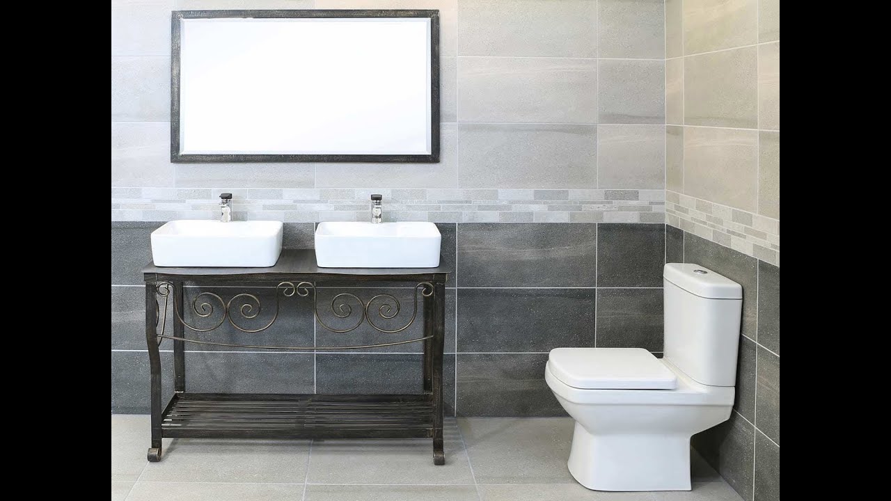 Betta Marina White Dual Top Flush Toilet Suite - BE1WH772S - YouTube