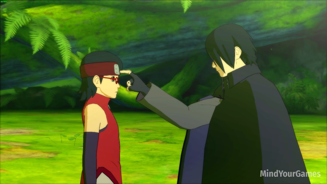 Sasuke Training Boruto & Sarada (English Dub) - Road To Boruto Movie ...