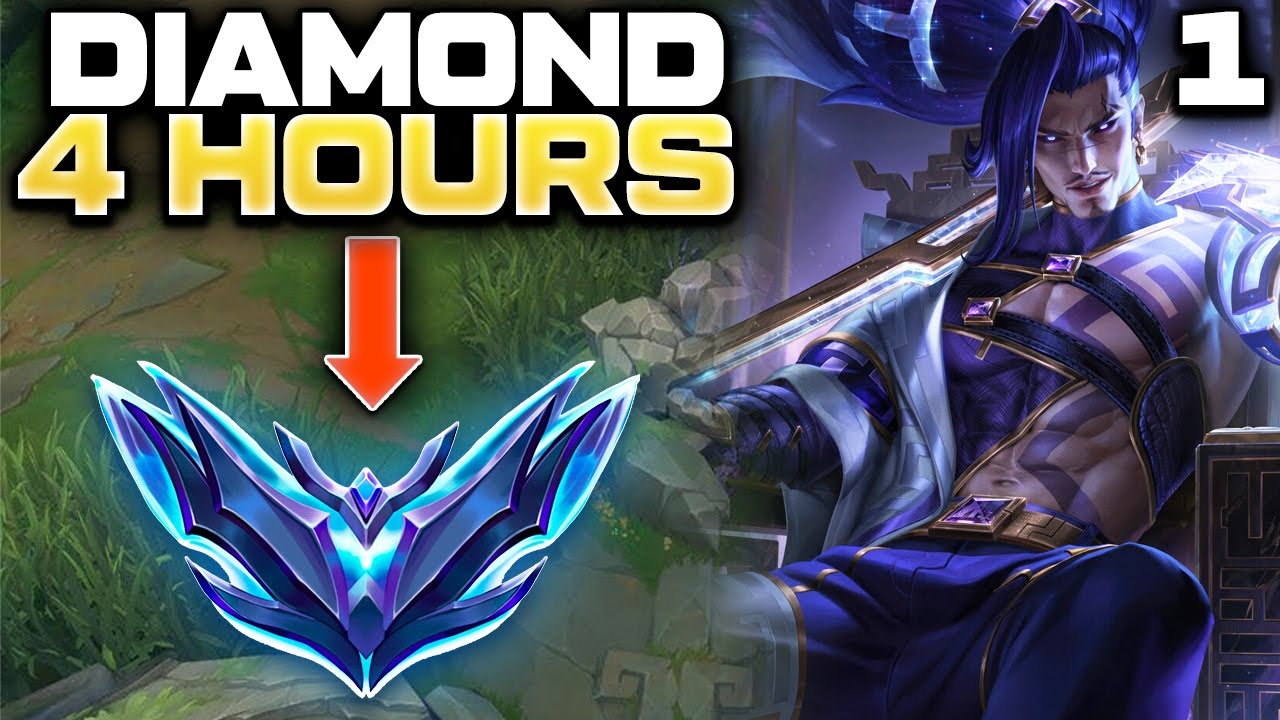 How to ACTUALLY Climb to Diamond in 4 Hours with Yasuo #1 | Build ...