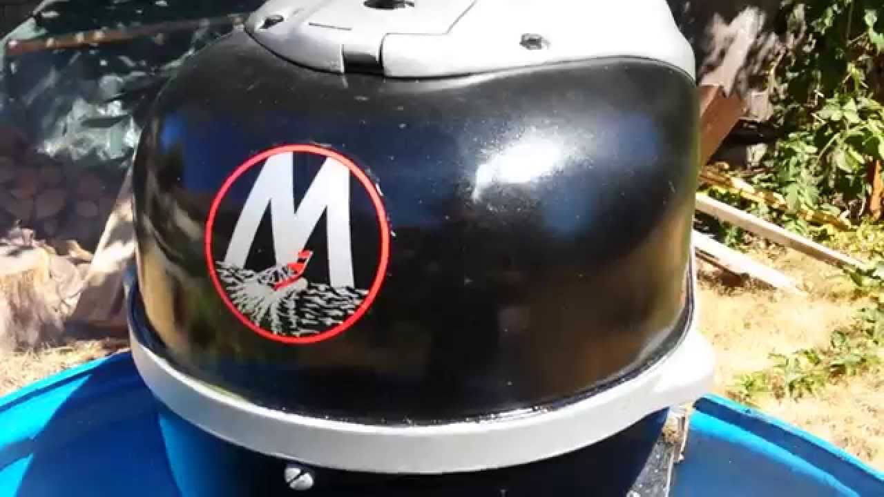 1948 Martin "40" 4hp Outboard Runs Again - YouTube