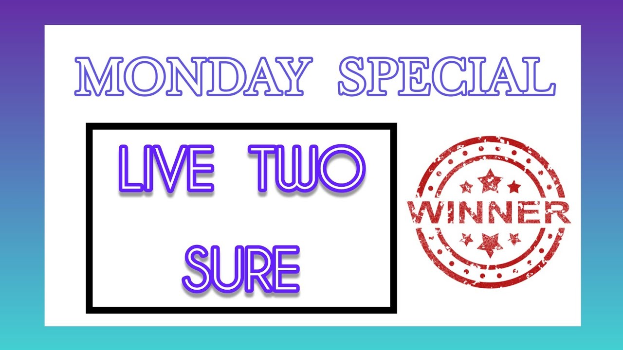 Monday Special Lotto [ Live Two Sure ] 11/10/2021 - YouTube