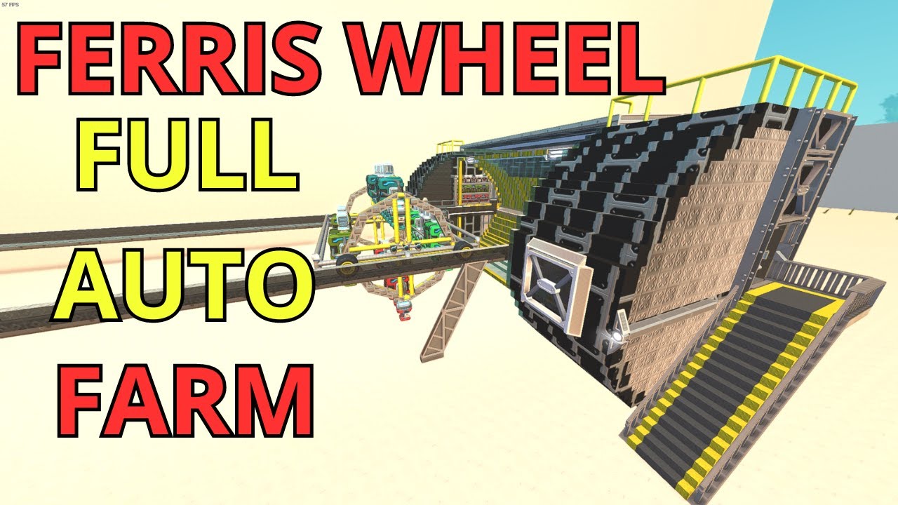 AUTOMATIC FERRIS WHEEL FARM | Scrap Mechanic Concept - YouTube