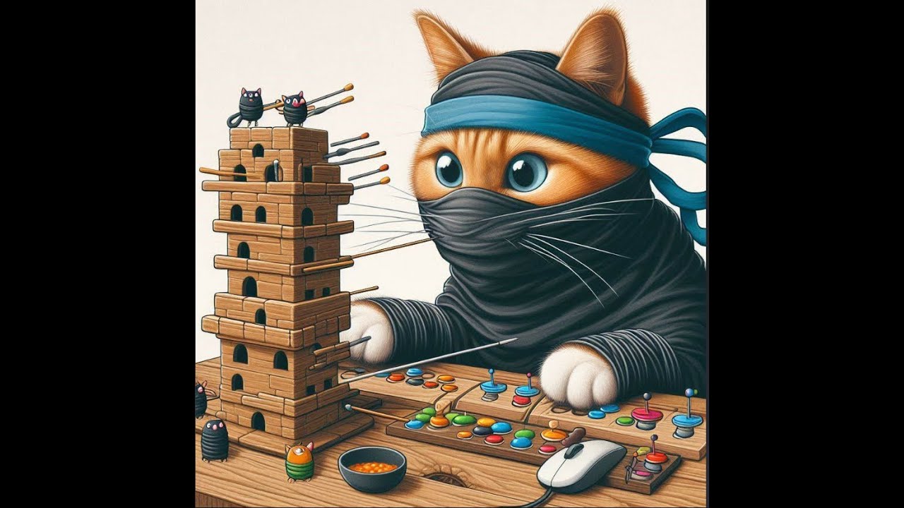 I play Ninja Tower Defense - YouTube
