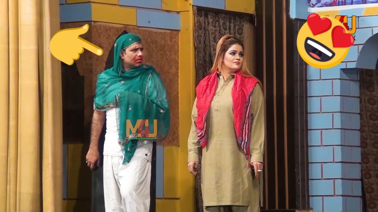 Sobia Khan with Qaiser Piya (NEW) | full HD Stage Drama Dulha Dus Lakh ...