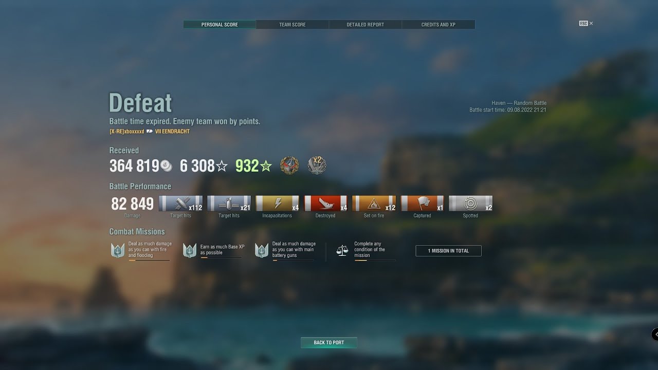 World of Warships #1 - Epic flank hold that ended in several kills ...
