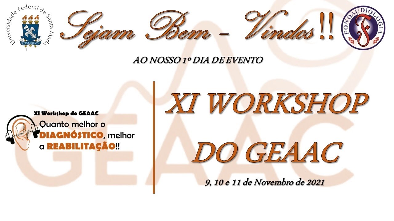 XI WORKSHOP DO GEAAC - 09/11/2021 - YouTube