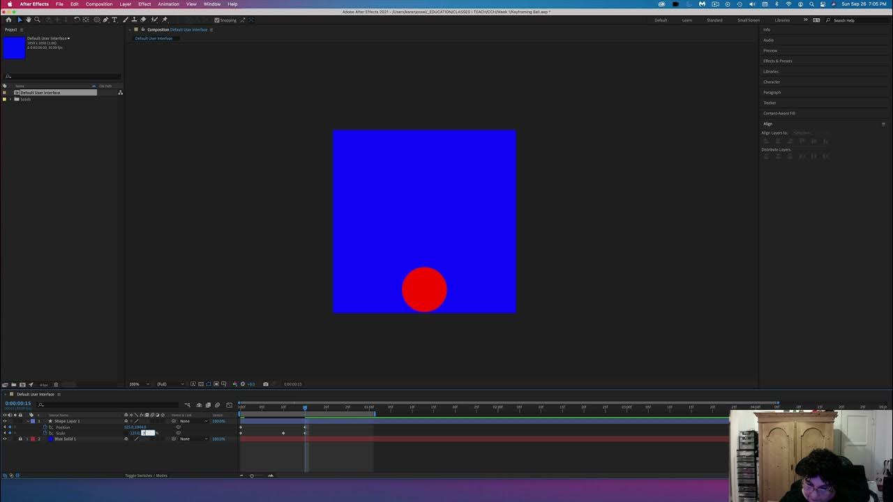 Keyframe bounce - YouTube