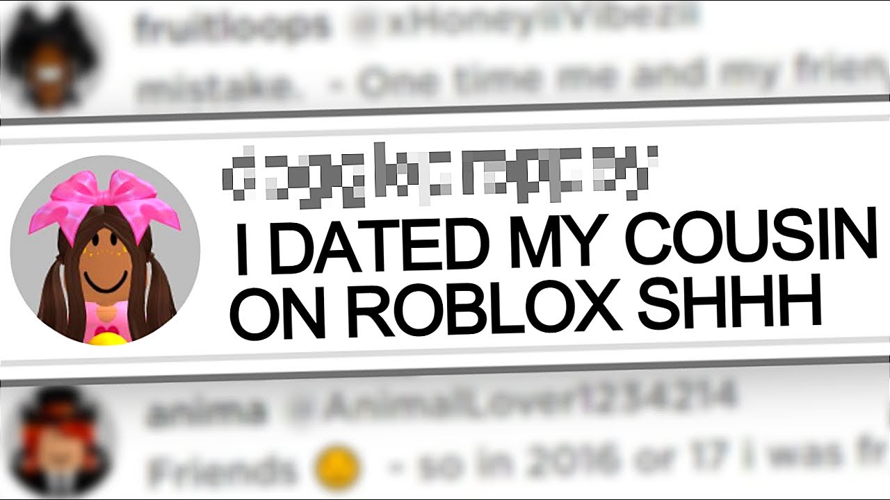 She DATED Her COUSIN On Roblox... 💀 (ROBLOX CONFESSIONS #10) - YouTube