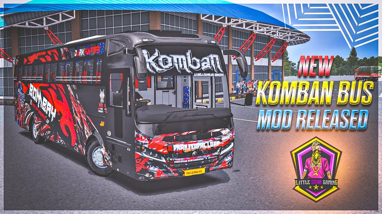 New Komban Bus Mod Released 💥 Zed Bombay Livery Review #bussid #komban ...