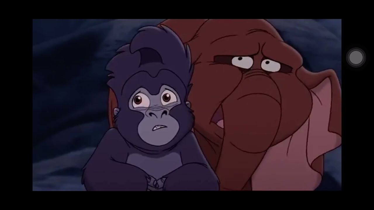 Tarzan II (2005) - Terk & Tantor In Dark Mountain Scene (18/34 ...