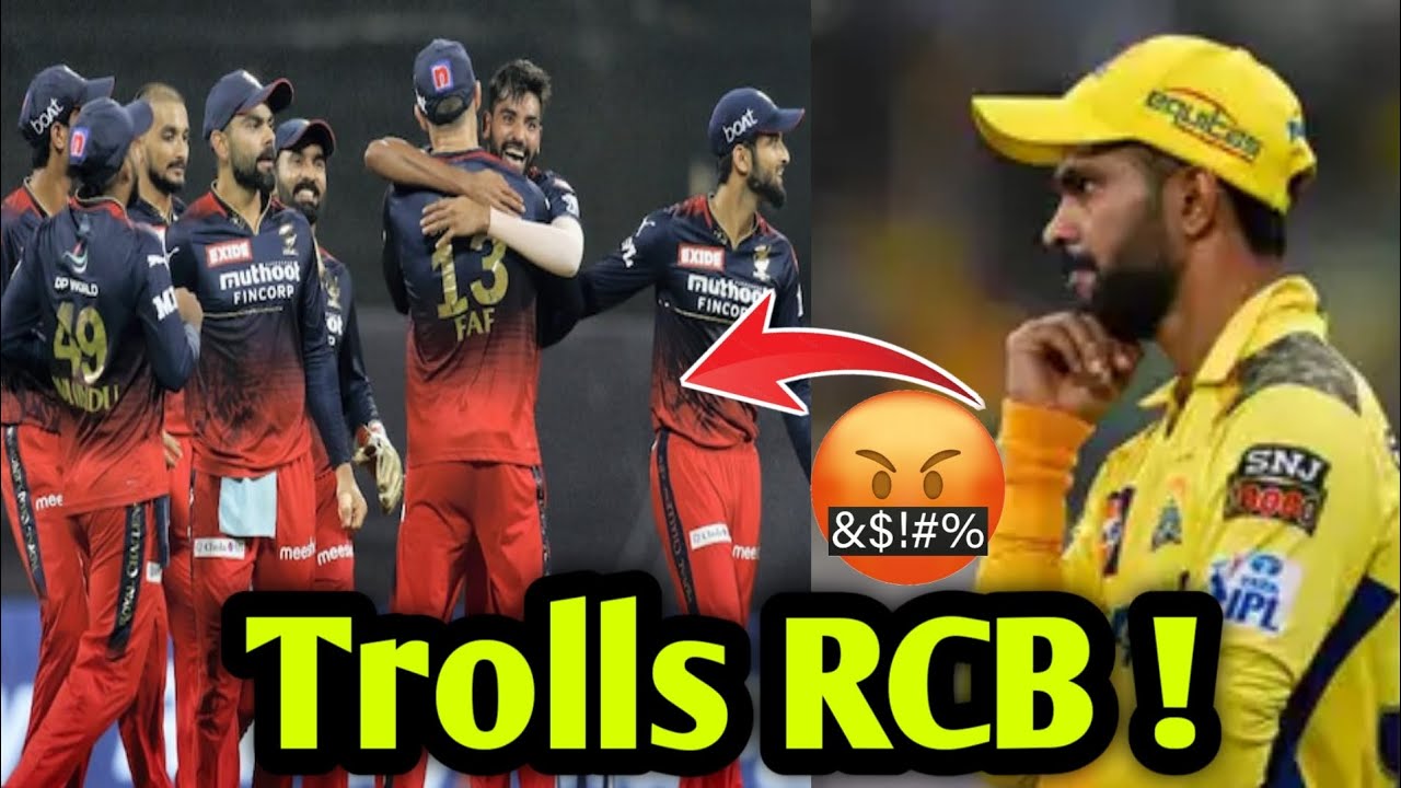 Ruturaj Gaikwad Trolls RCB😳 | RCB and CSK new controversy open |ipl ...
