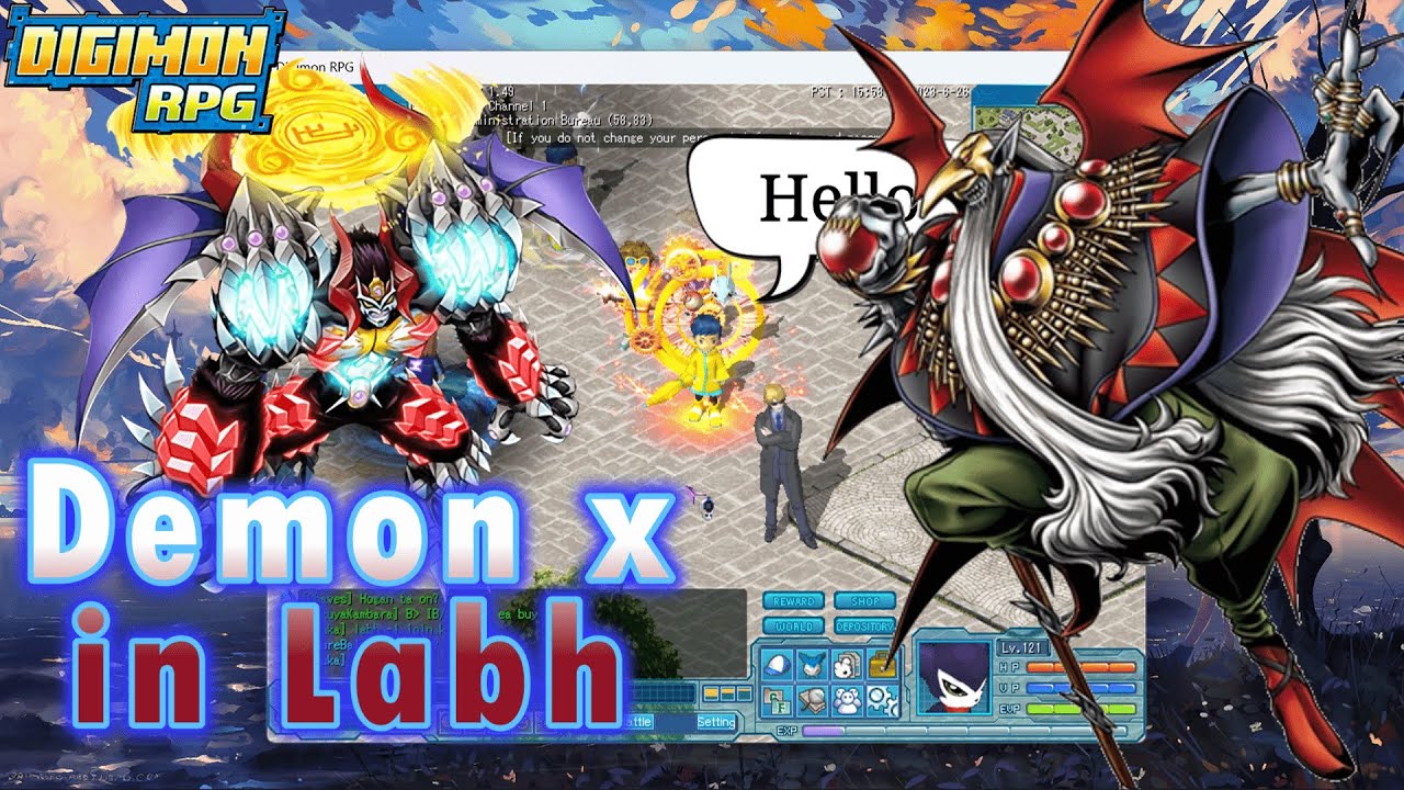 Digimon RPG Online: Demon X in Labh - YouTube