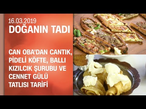 Can Oba'dan cantık, ballı kızılcık şurubu ve cennet gülü tarifi - Doğanın Tadı 16.03.2019