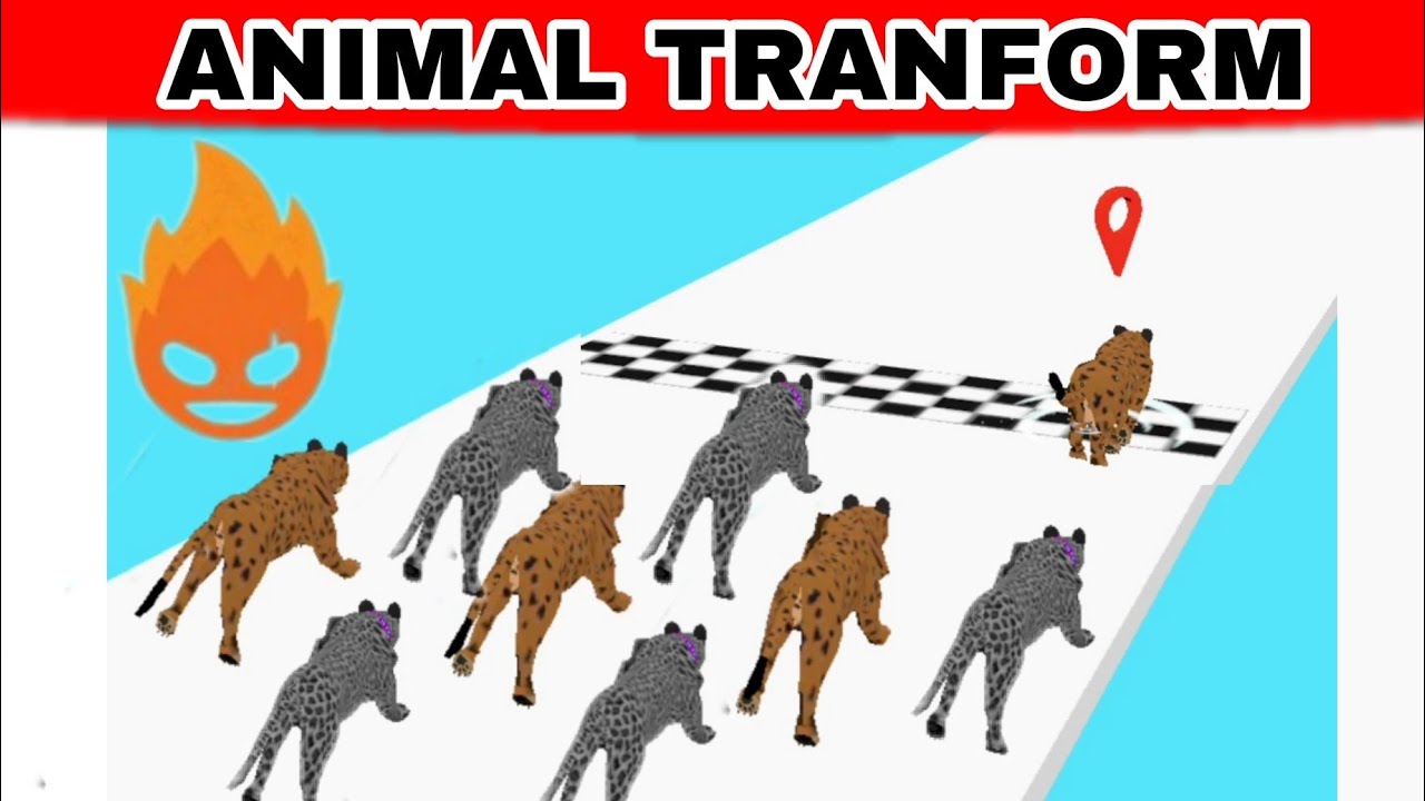 Animal Transform Race Gameplay #animaltransformrace #gameplay - YouTube