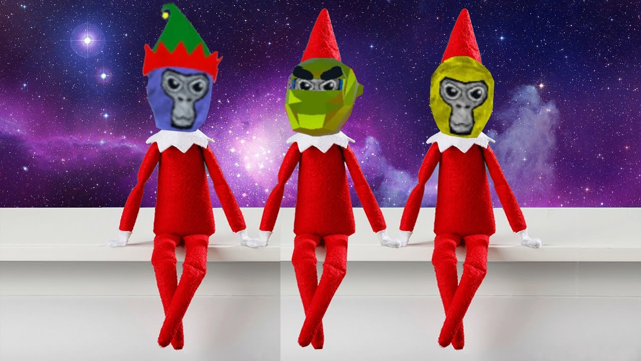 Elf On The Shelf But With MONKE (Gorilla Tag Monke On The Shelf) - YouTube