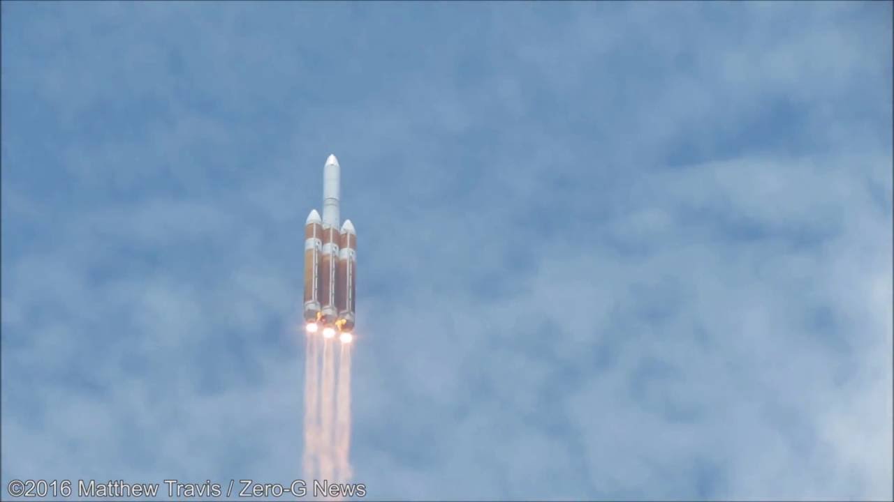 Delta IV Heavy Launches The NROL 37 Satellite - YouTube