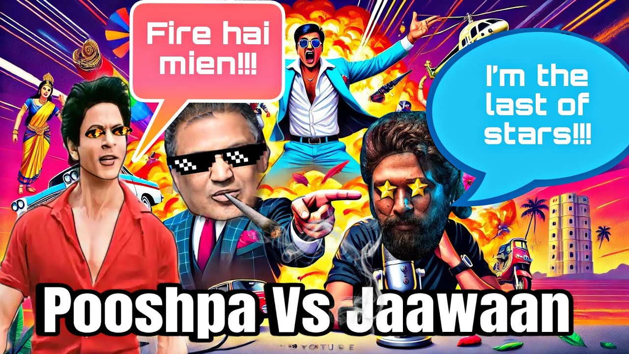 Pushpa 2 vs Jawaan | Parody podcast Ft. Aaloo Arjoon | Kaala Daala ...