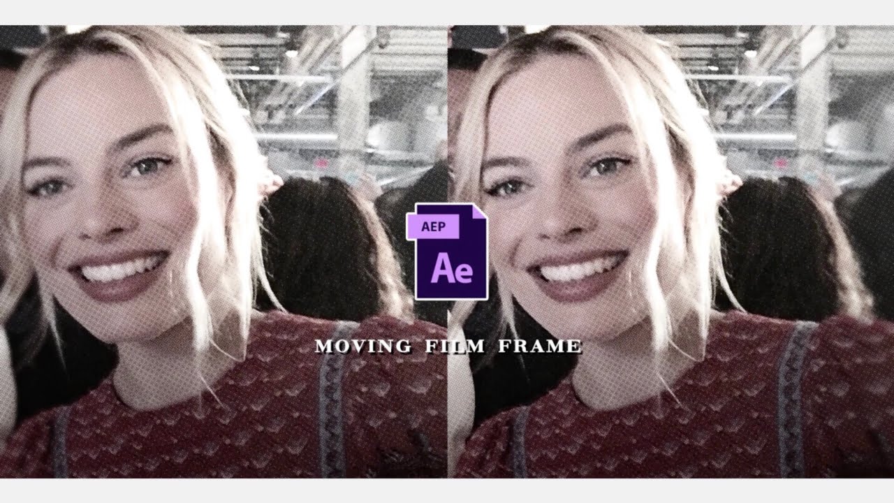 moving film frame | after effects tutorial - YouTube