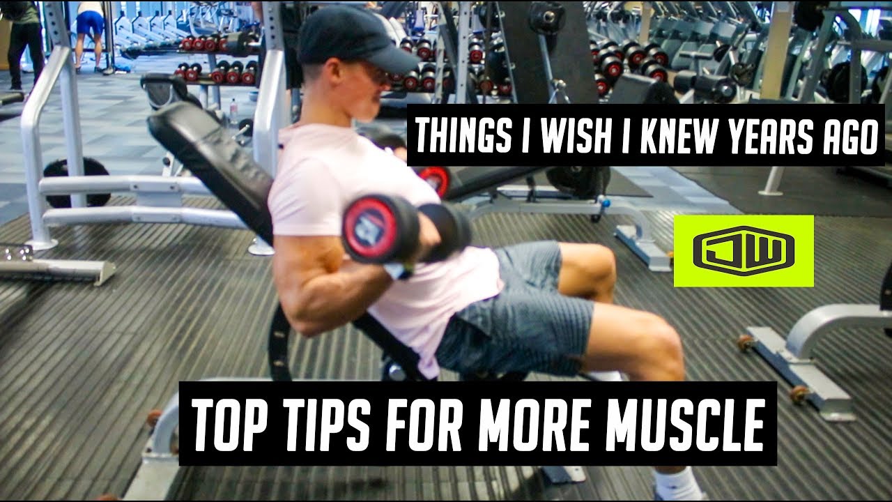 TOP TIPS FOR MORE MUSCLE WITHOUT FAT GAIN - YouTube
