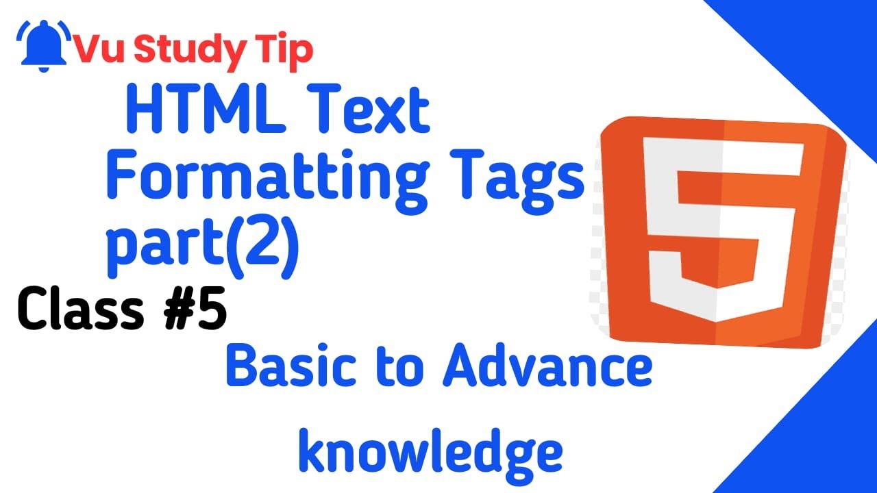 Html Text Formatting Tags Part 2html Text Formatting Mastery 1303