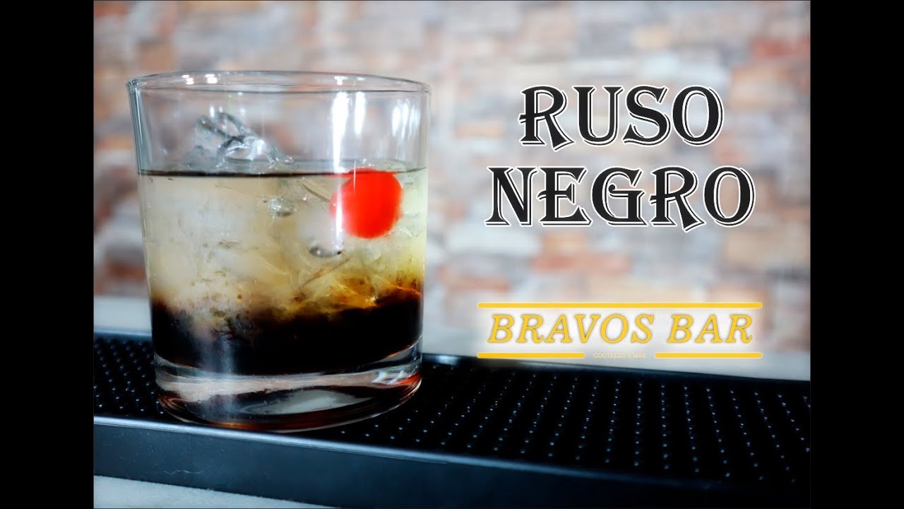¿Cómo hacer el coctel RUSO NEGRO 😜🥃🍸// Receta ruso negro 😜🥃🍸// Cocteles ...