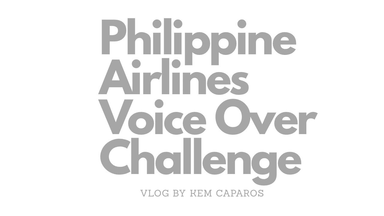 PAL voice over challenge | @kemcaparos ♡ - YouTube