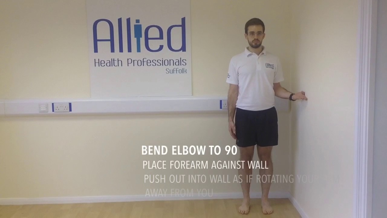 Isometric External Rotation - YouTube