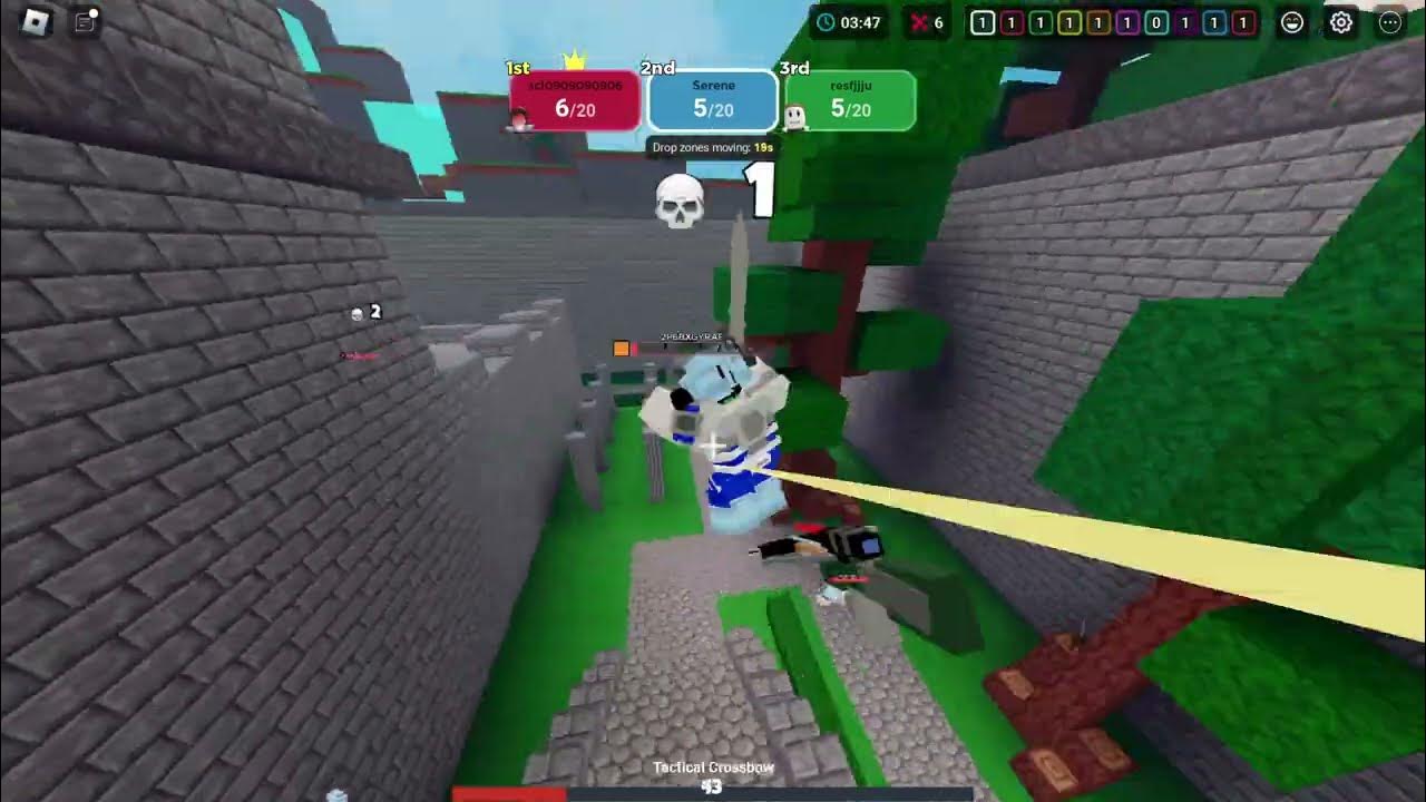 Roblox Bedwars Skull Drop Gameplay Youtube