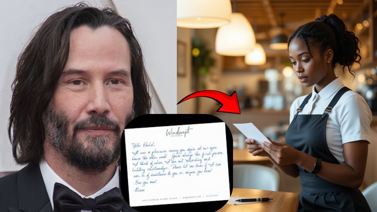 Waitress Serves Keanu Reeves, Finds Note on Check — What She Reads ...