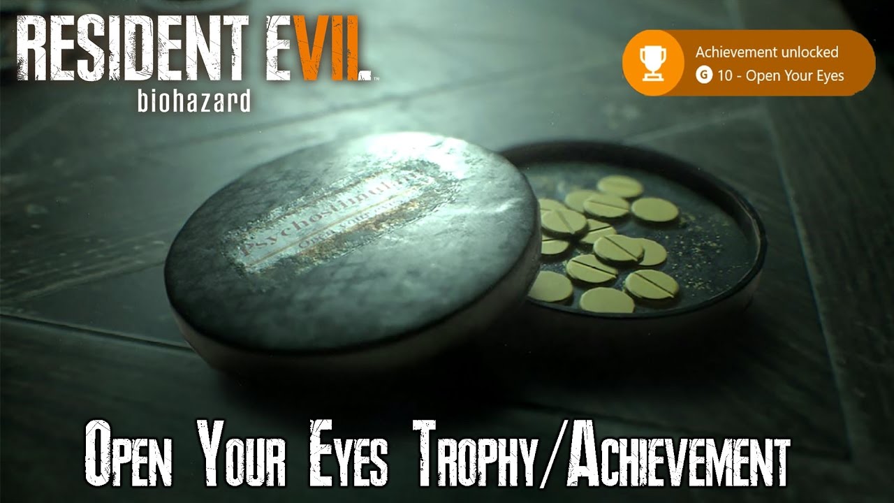 Resident Evil 7 - Open Your Eyes Trophy/Achievement - YouTube